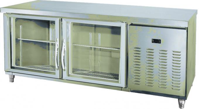 Stainless Steel Fridge Under Counter 1800 * 800 * 1000mm Durable