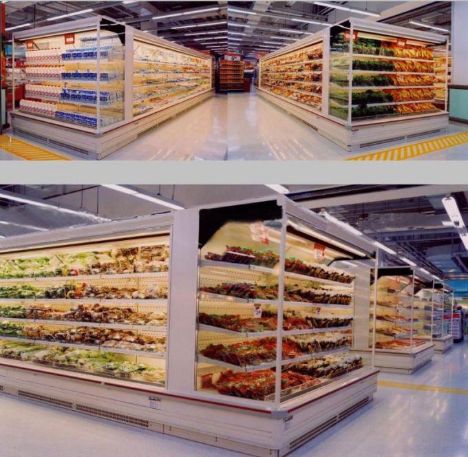Prefabricated Supermarket System Project Intelligent With kinds of Freezers