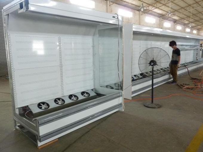 2m Showcase MultiDeck Open Chiller 4 Shelves With Two Sliding Doors