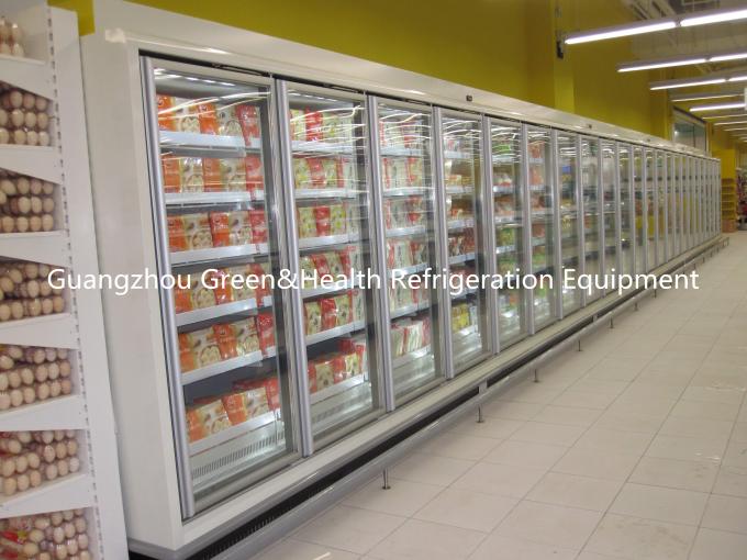 Fruit / Drink Mobile Open cooler Adjustable Shelf For Convenience Store ...