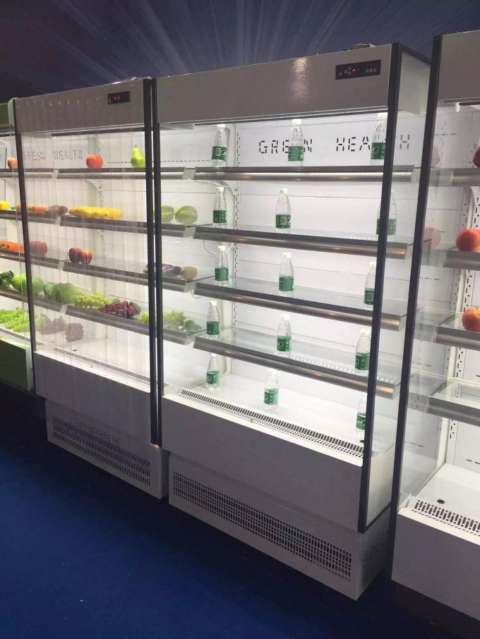 Glocery Store Multideck Open Chiller / Shelf Adjusted Multideck Display ...
