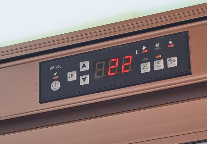 Fan Cooling System 3 Doors Upright Glass Door Freezer With Wanbao ...