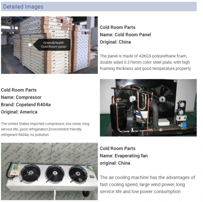 Copeland Compressor Cold Fish Storage Freezer Cold Room Refrigeration Unit