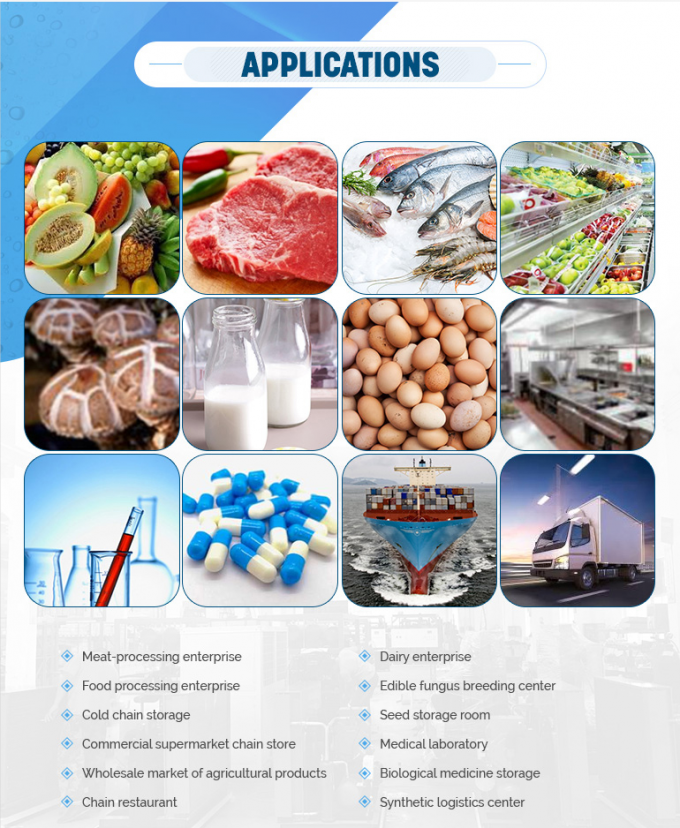 Copeland Compressor Cold Fish Storage Freezer Cold Room Refrigeration Unit