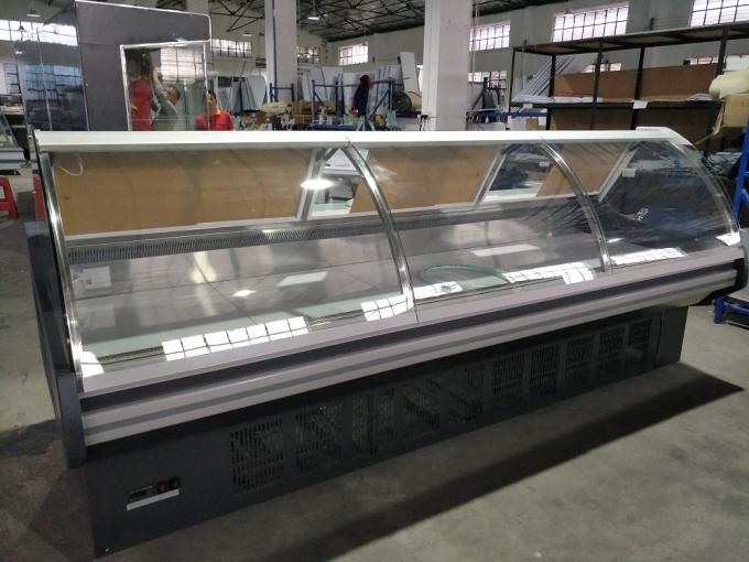 Ventilated System Serve Over Meat Deli Display Refrigerator / Display ...