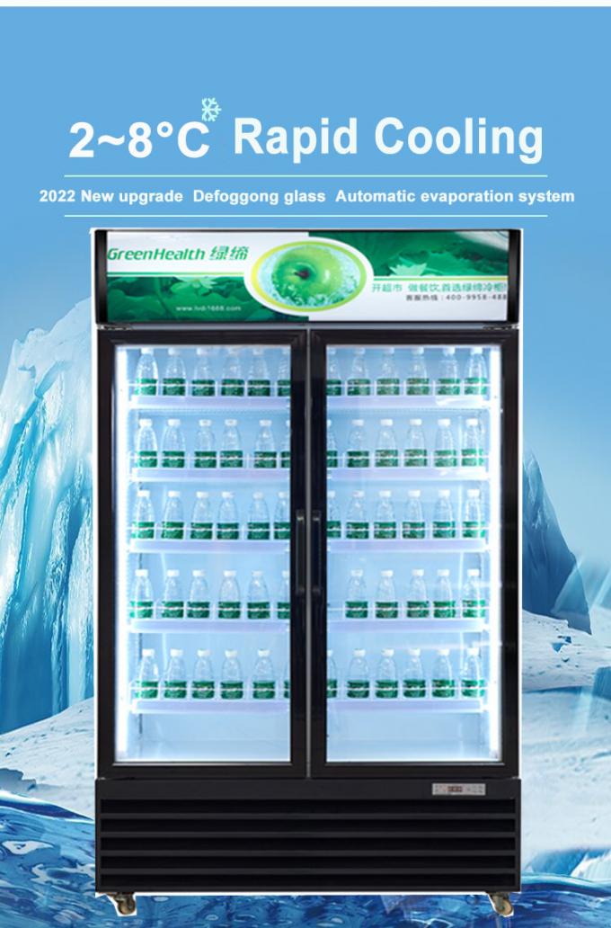 High Efficient Shop Sliding Door Frozen Food Display Freezer Built In ...