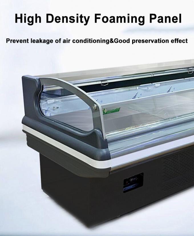 Top Sliding Door Meat Display Chiller Seafood Deli Showcase Butcher ...