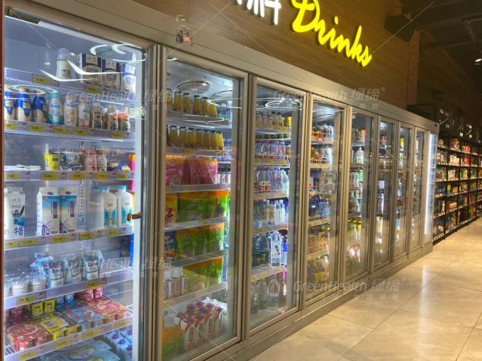 Luxury Black N Door Cold Drink Display Commercial Beverage Cooler
