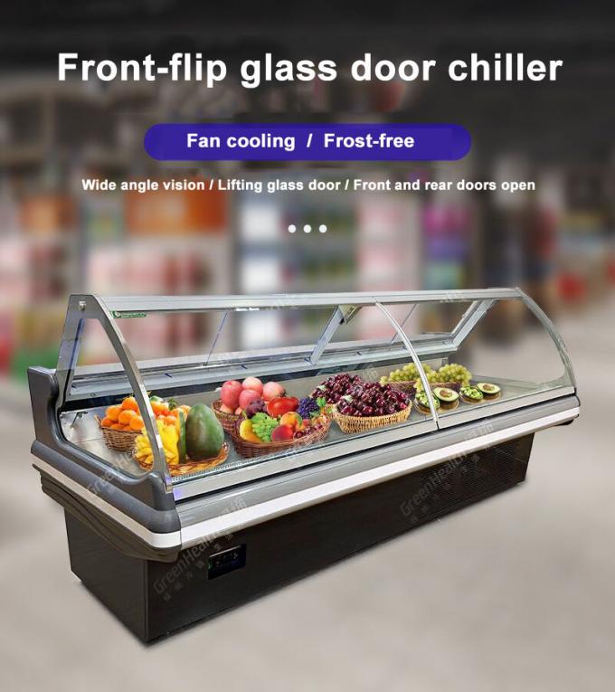 Supermarket Countertop Refrigerated Deli Food Display Case Chiller