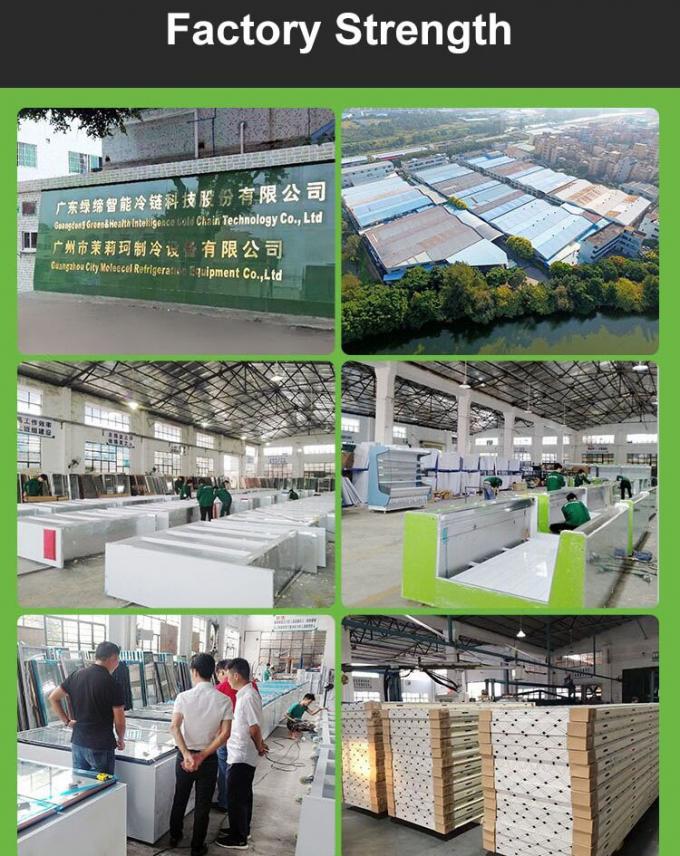 Doors Optional Supermarket Soft Drink / Beverage / Juice Display Chiller