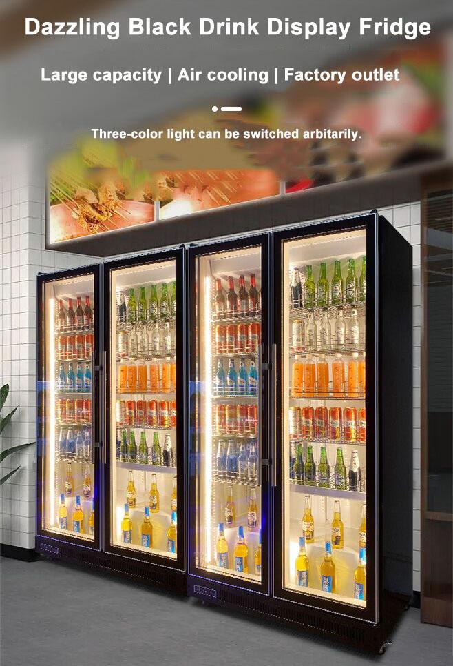 Deluxe Appearance Fresh Keeping Fruit Vegetable Cold Drink Display Chiller