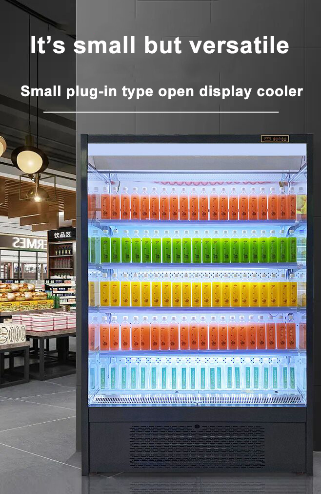 Convenience Store Energy Saving Multideck Open Chiller Upright R134a