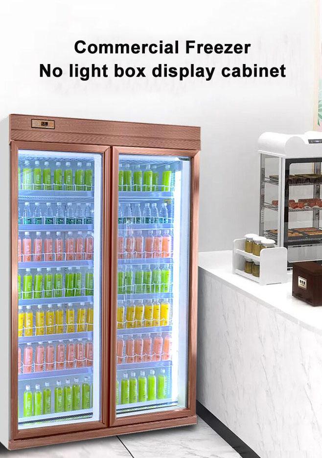 OEM Upright Beverage Chiller Supermarket Display Drink Showcase