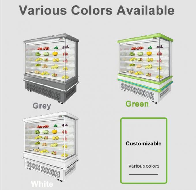 R404a Multi Deck Fridge Large Beverage Cooling Supermarket Display Cabinet