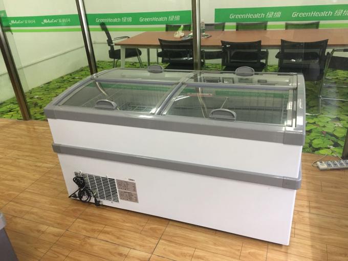 Commercial Supermarket Display Island Chest Freezer Showcase ...