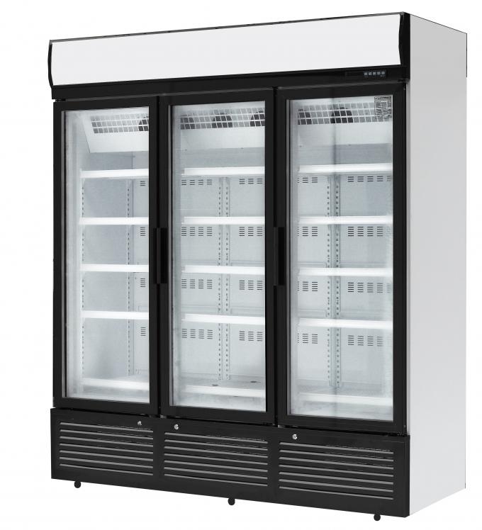 640L Commercial Display Freezer Multiple Sliding Glass Doors Display ...