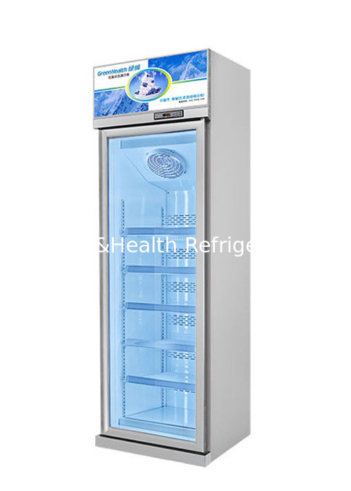 Stainless Steel Upright Commercial Display Freezer -22°C With 3 Doors