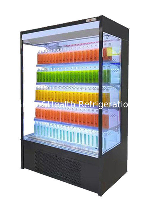 1M Small Type Drinks Milk Bread Cake Open Display Chiller For ...