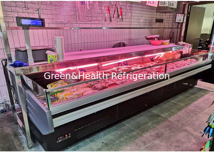 Large Fresh Meat Display Cooler for Supermarket with CE Food Showcase ...