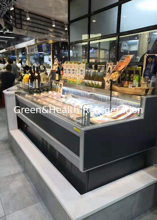 Large Fresh Meat Display Cooler for Supermarket with CE Food Showcase ...