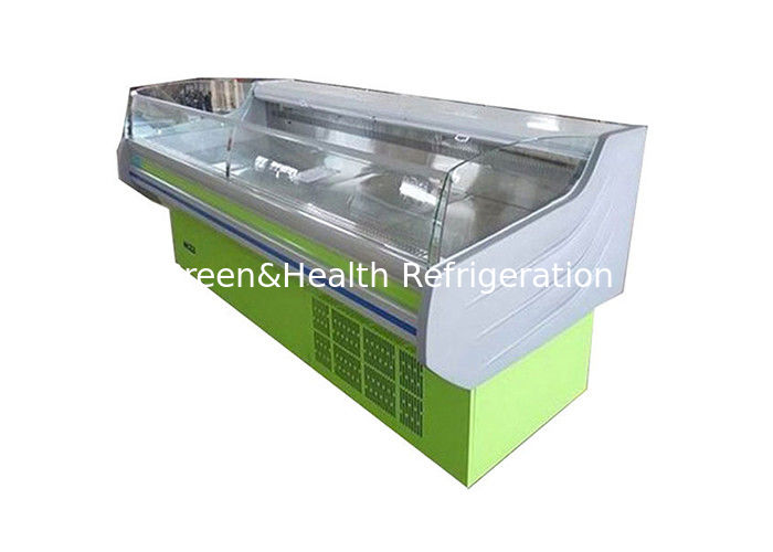 Commercial Open Glass Multiple Colors Fresh Meat Showcase Deep Freezer ...
