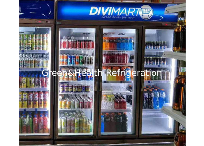 Champagne Glass Door Fridge Liquor Cold Drink Display Refrigeration ...