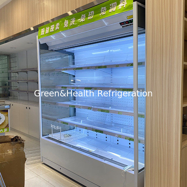 Commercial Fridge Open Chillers For Shop Supermarket Drink Air Cool ...