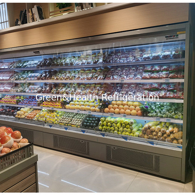 Commercial Fridge Open Chillers For Shop Supermarket Drink Air Cool ...