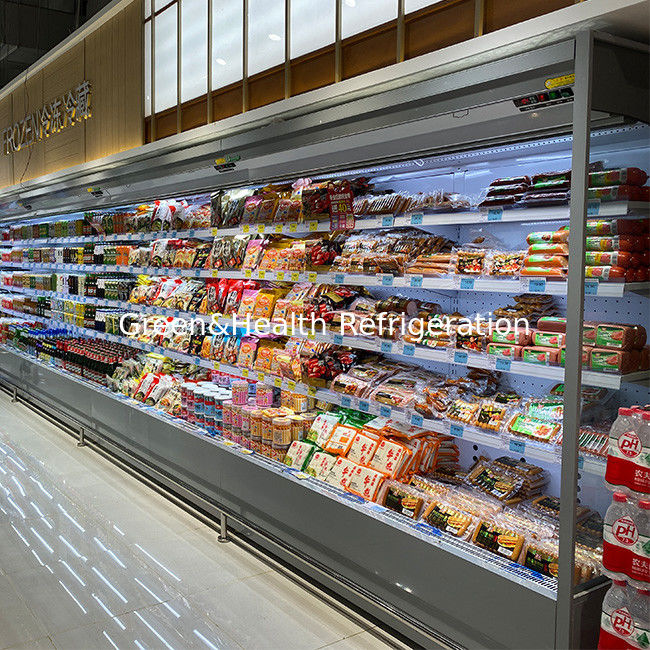Commercial Fridge Open Chillers For Shop Supermarket Drink Air Cool ...