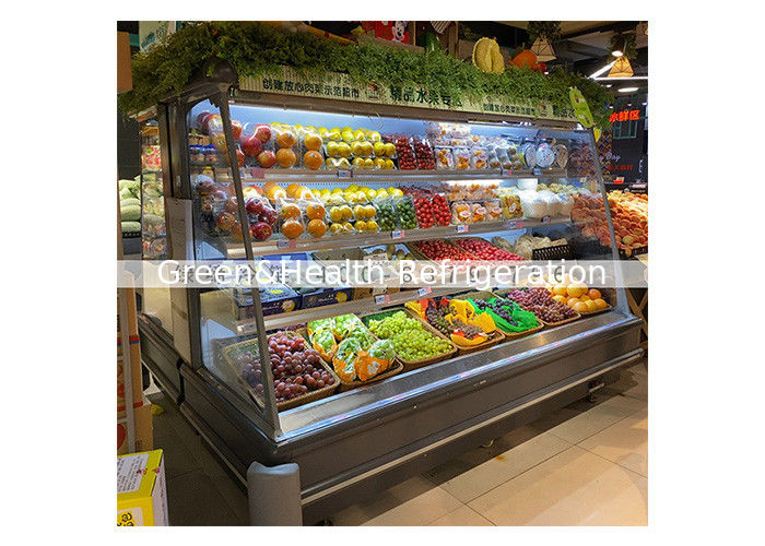 Restaurant R134a Multideck Open Chiller For Fruits