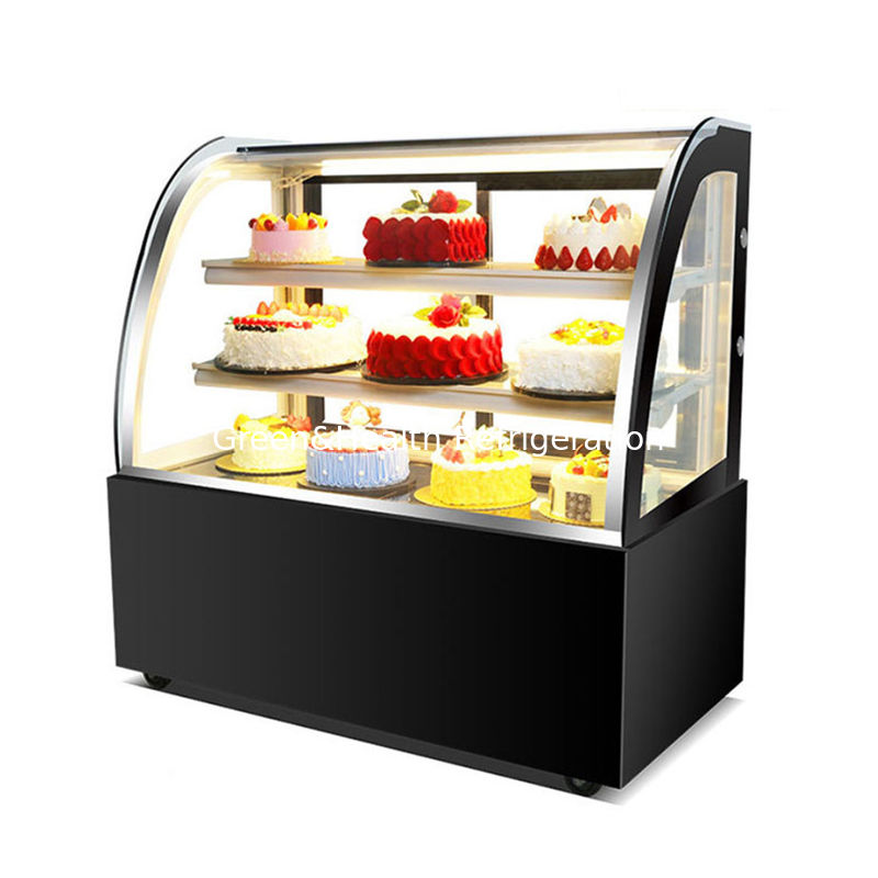 Danfoss Fan Cooling 2 1 Layers Decks Cake Display Freezer with Digital ...