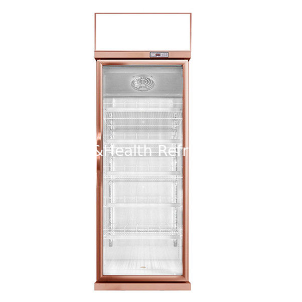 Factory Direct Sales Five Layer Frame Glass Door Beverage Refrigeration ...