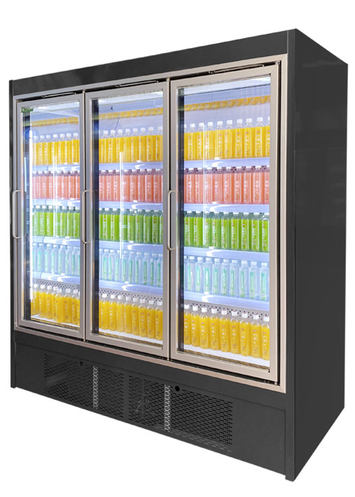 Upright Supermarket Multideck Open Chiller Frost Free With Sliding ...