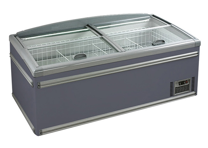 Hypermarket Commercial Chest Freezer With Alluminum Coated Plate Glass ...