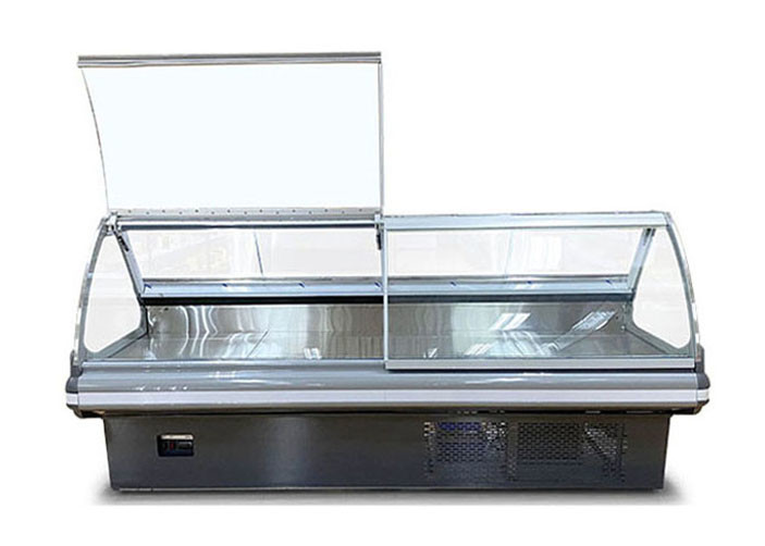 Supermarket Countertop Refrigerated Deli Food Display Case Chiller