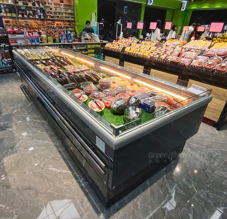 Open Style Fruits Preservation Vegetable Display Chiller For Fruit Store