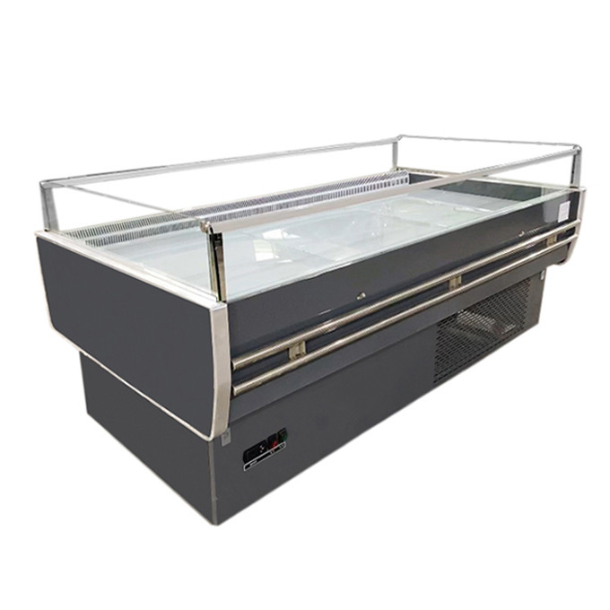 Food Refrigerated Preservation Fruit Display Chiller For Store Open Type
