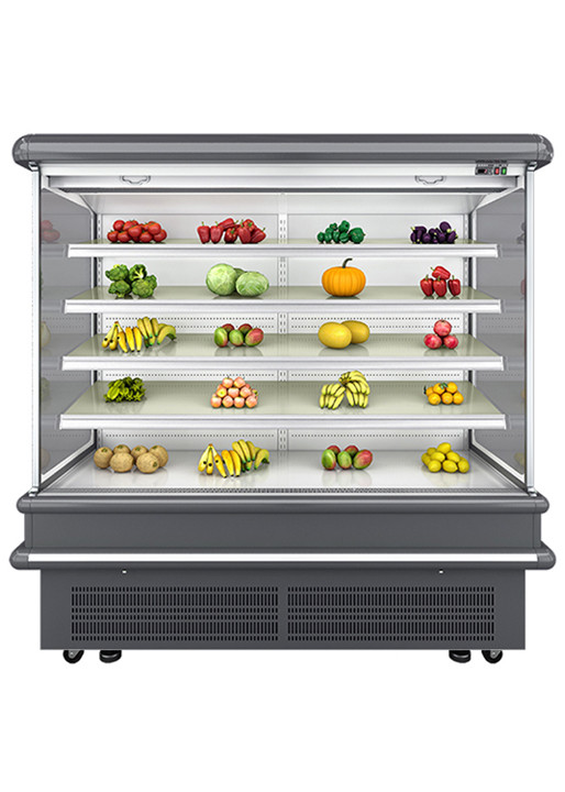 2.5m Supermarket Wall Display Fridge Showcase Multi Deck Chillers For ...