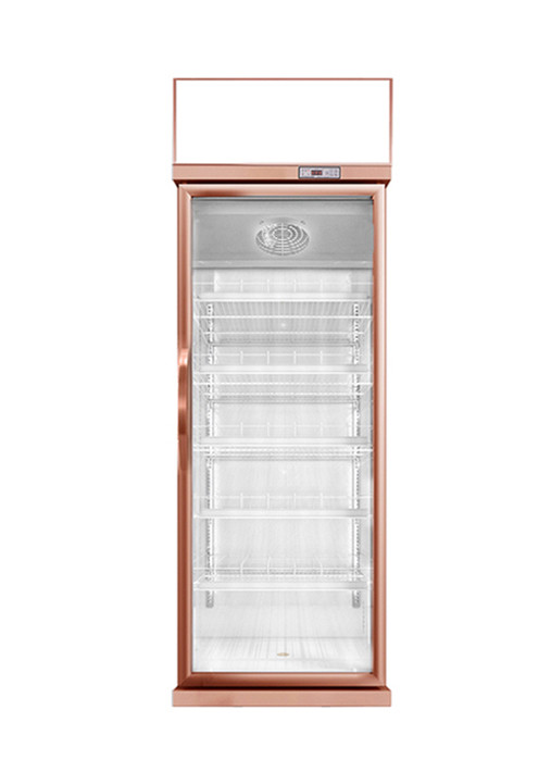 Triple Glass Door Commercial Beverage Cooler Upright Visible ...