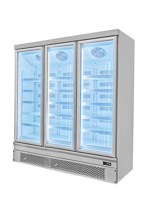 Customized Commercial Display Freezer 3 Door For Popsicle Frozen R404a