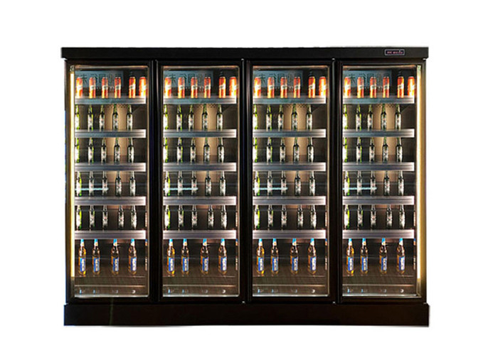 Glass Door Multideck Chiller Drinks Beverage Display Refrigeration
