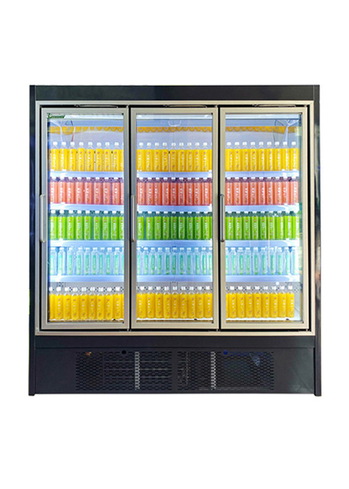 Sliding Door Multideck Open Chiller Dynamic Cooling Supermarket ...