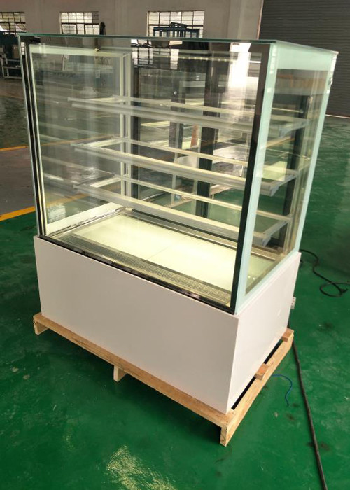 Auto Defrost Bakery Display Showcase Glass Door Pastry Cake Cabinet Fridge