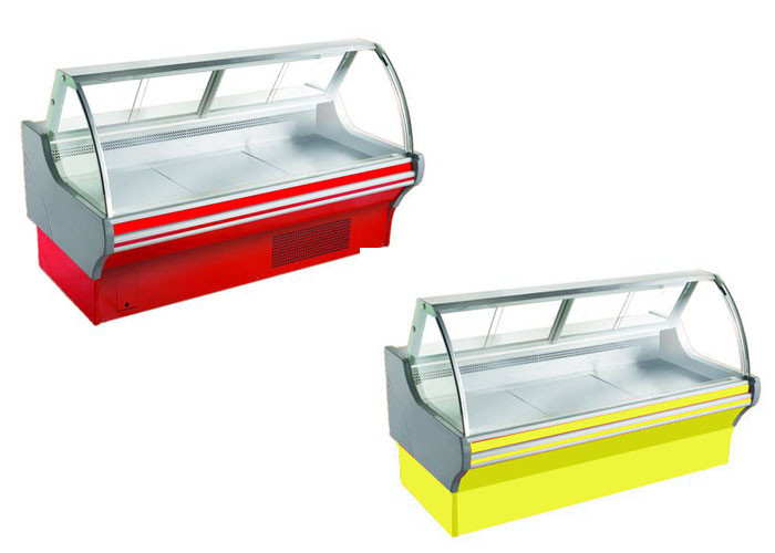 R404a Cold Deli Case Seafood Refrigeration Equipment Meat Showcase For ...