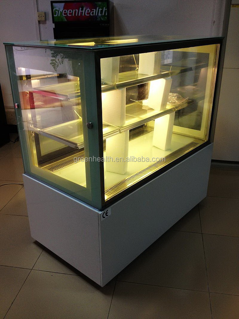 Auto Defrost Cake Display Cooler Pastry Cake Display Freezer Showcase ...