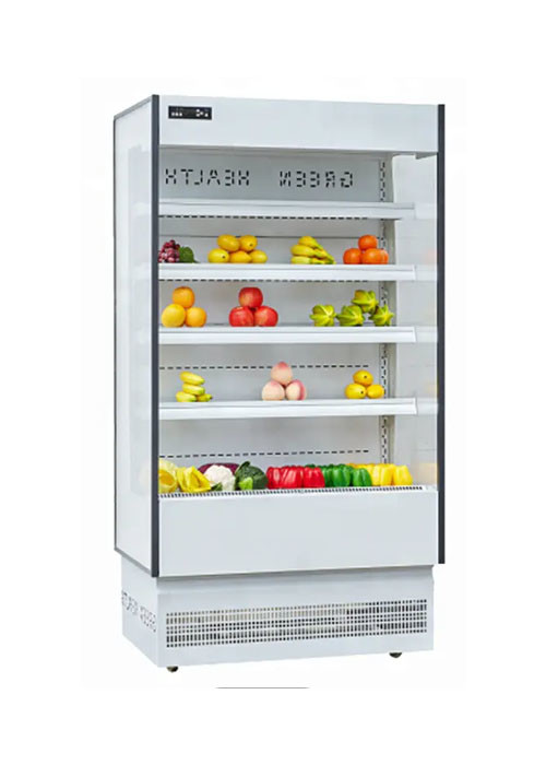 4 Layers Shelves Open Chiller Refrigerator For Supermarket Commercial ...