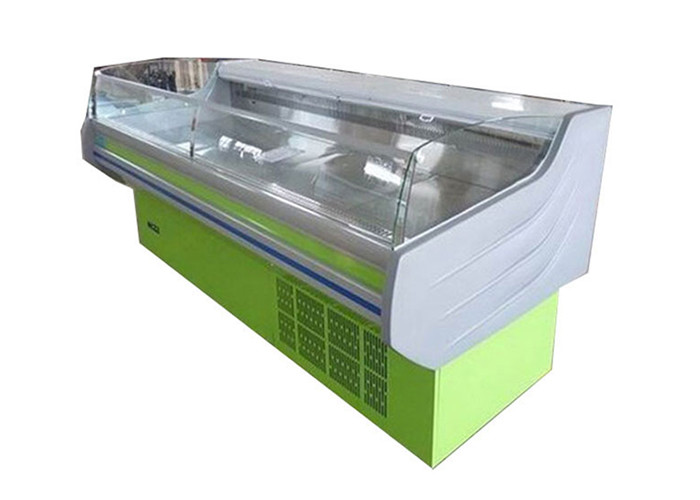 Fish Meat Seafood Display Table Refrigerator Showcase For Supermarket ...