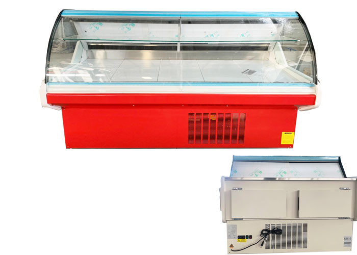 Butchery Equipment Meat Display Cooler R404a Deli Refrigerated Showcase