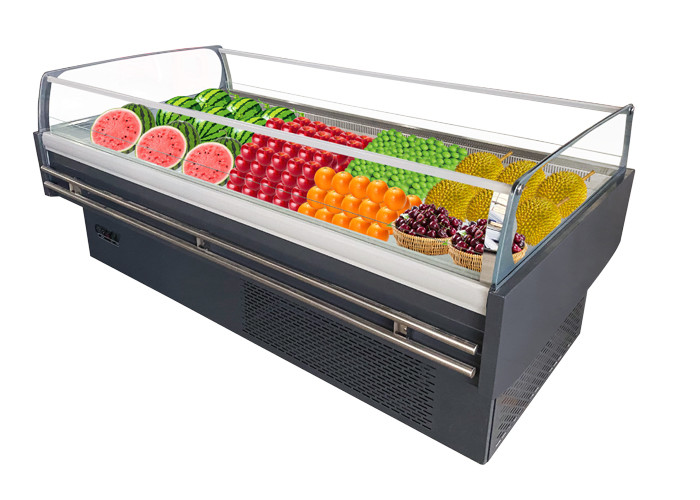 Dynamic Cooling Fruit Display Fridge Multideck Open Chiller For Supermarket