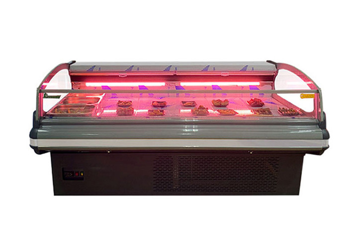 European Style Glass Front Side Meat Display Freezer With Fan Cooling ...